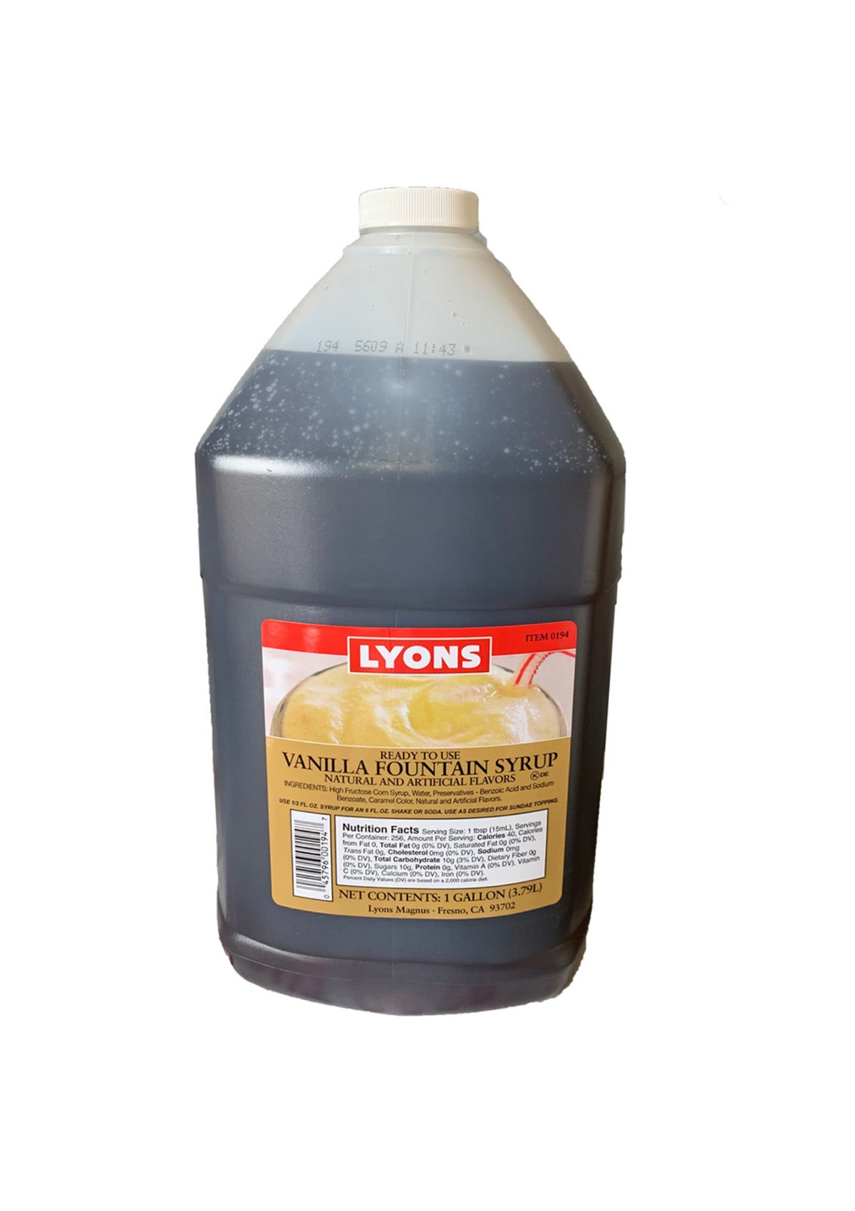 Vanilla Syrup – San Francisco Food Supply